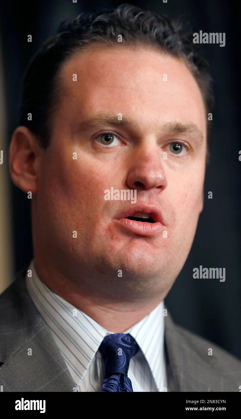 Pittsburgh Mayor Luke Ravenstahl tells reporters at a news conference ...