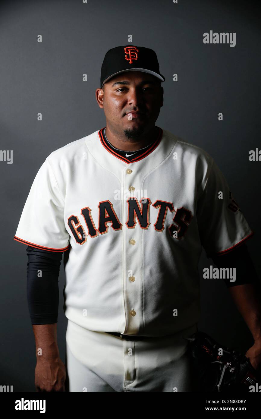 This is a 2013 photo of Jean Machi of the San Francisco Giants baseball ...