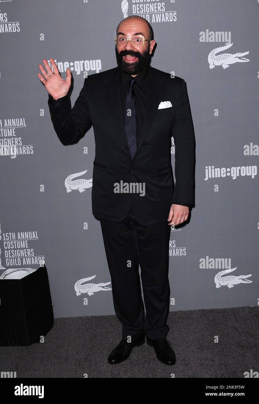 Paco Delgado arrives at the 15th Annual Costume Designers Guild Awards ...
