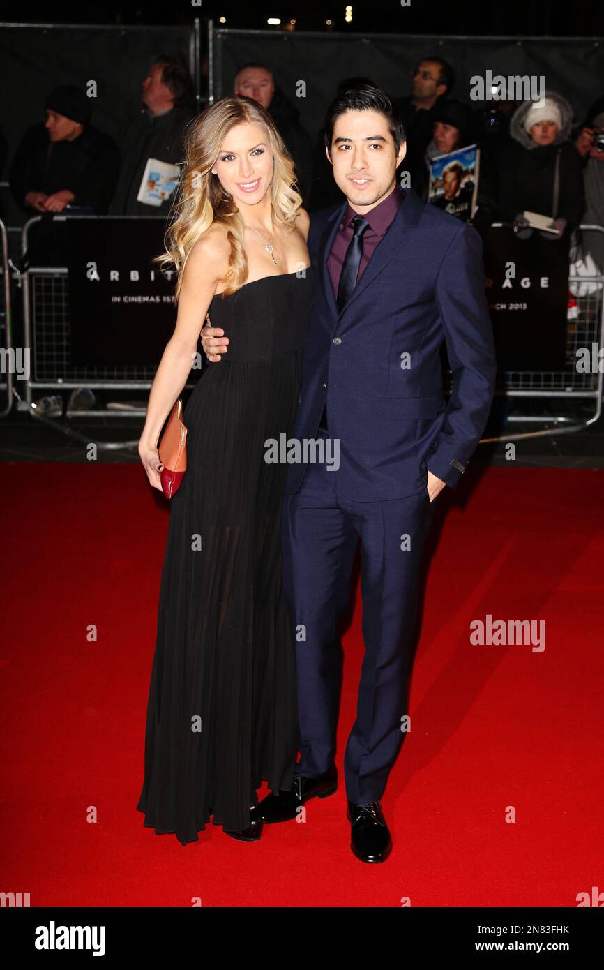 Produce Justin Nappi and guest arrives at the UK Premiere of Arbitrage ...