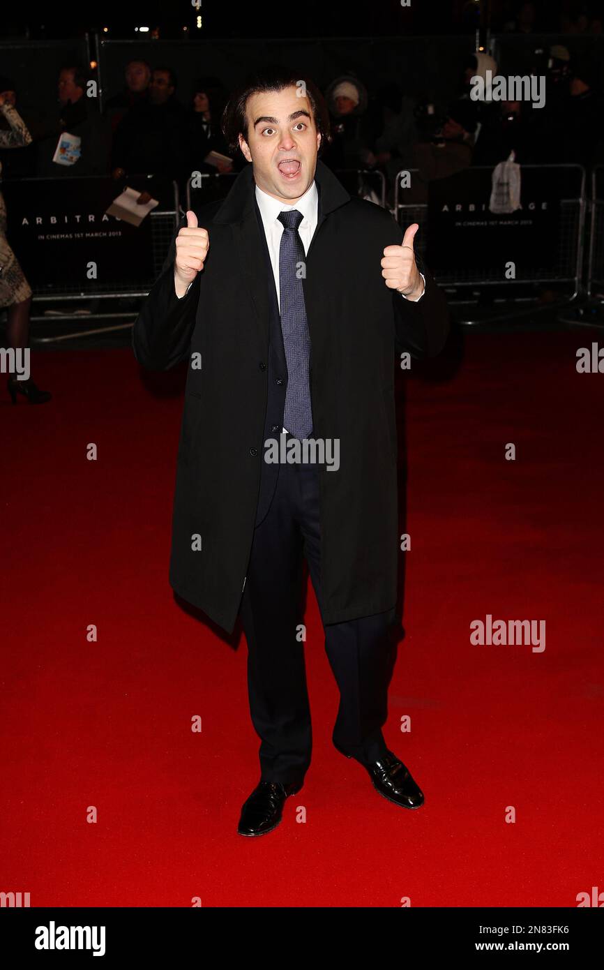 Director Nicholas Jarecki arrives at the UK Premiere of Arbitrage at ...