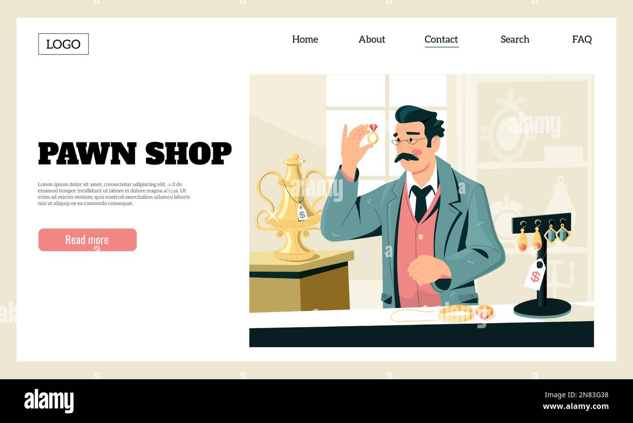 Buying jewellery Stock Vector Images - Alamy