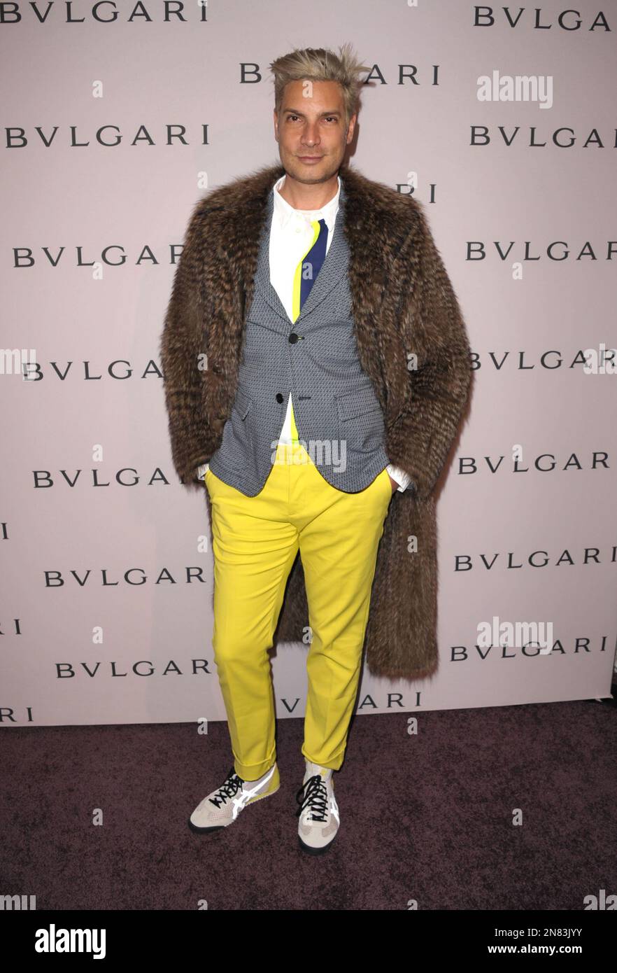 Cameron Silver arrives at BVLGARI's event celebrating Elizabeth Taylor ...