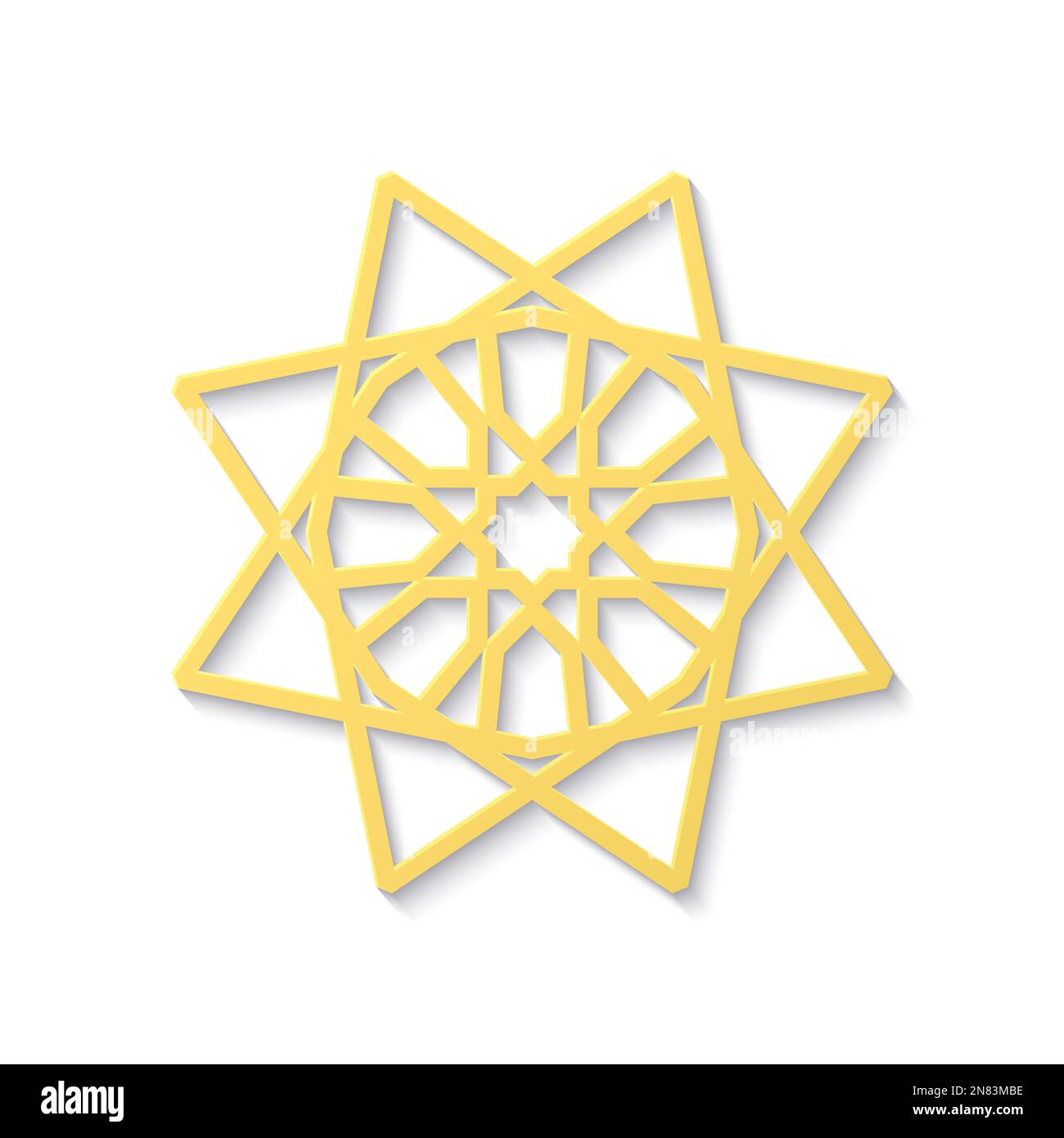 Islamic golden ornament, vector illustration Stock Vector Image & Art ...