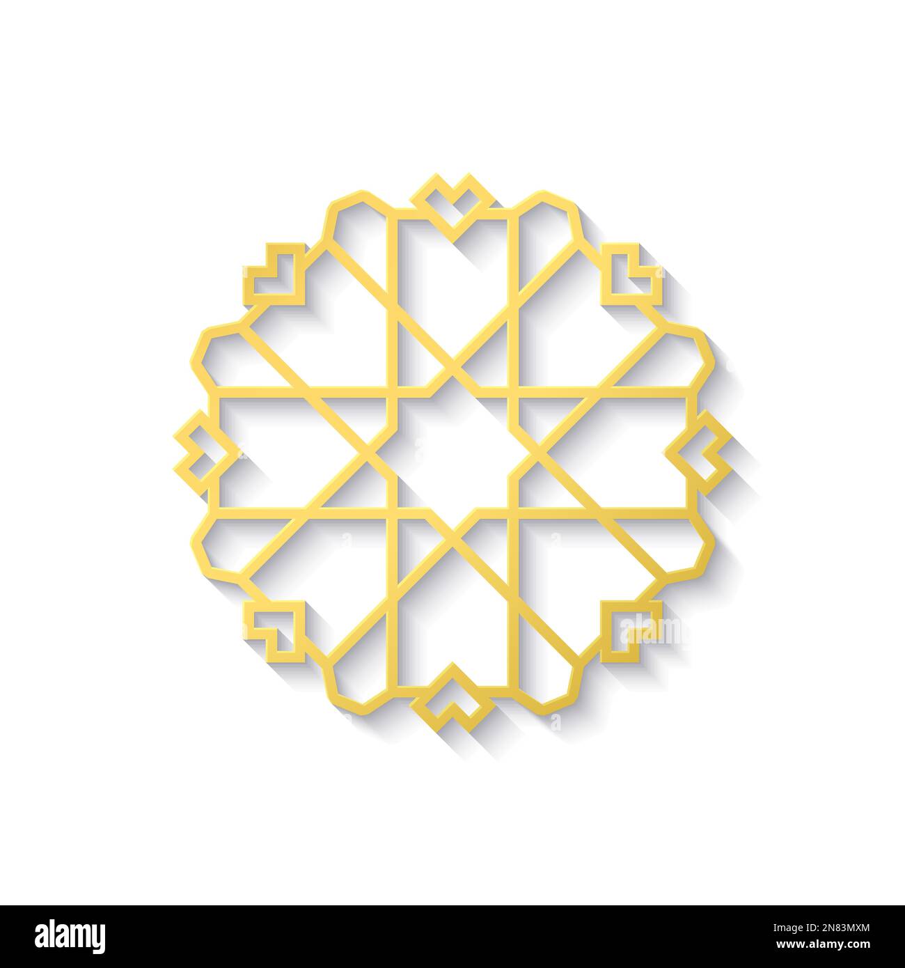 Islamic golden ornament, vector illustration Stock Vector Image & Art ...