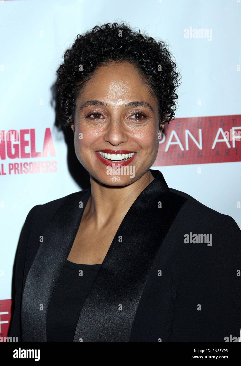 Filmmaker Shola Lynch attends Los Angeles Premiere of ???Free Angela ...