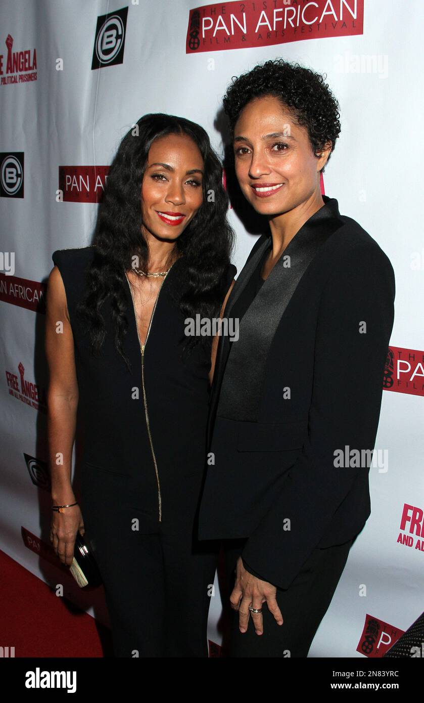Jada Pinkett Smith and filmmaker Shola Lynch attend Los Angeles ...