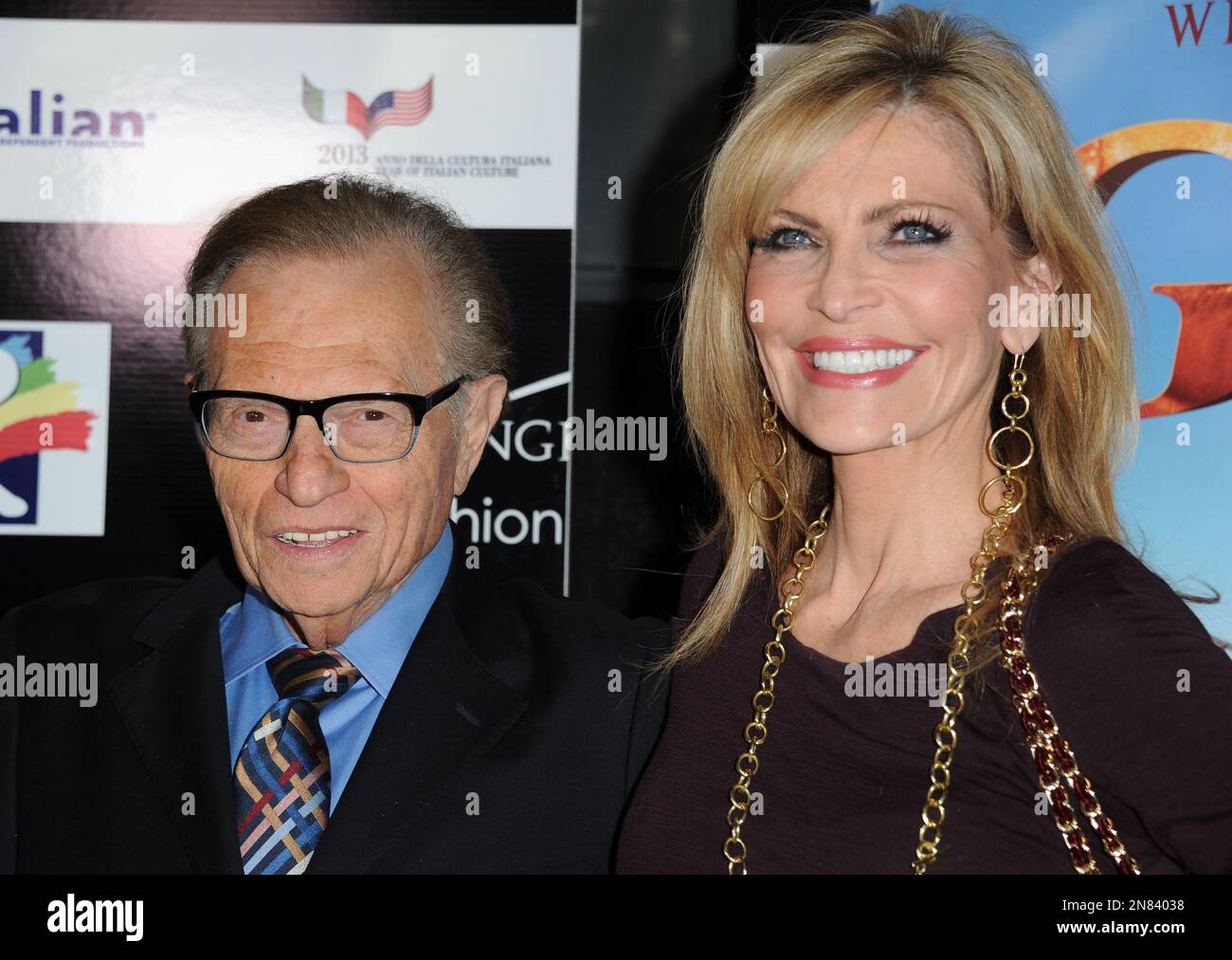 Larry King, left, and Shawn Southwick arrive at the 8th Annual Los ...