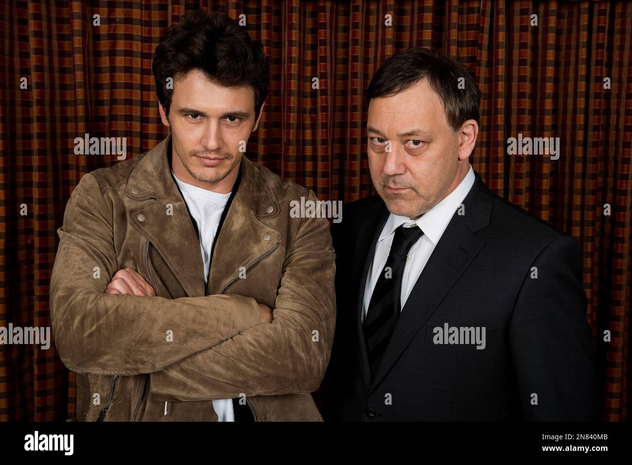 Actor James Franco, left, and director Sam Raimi pose for portraits at ...