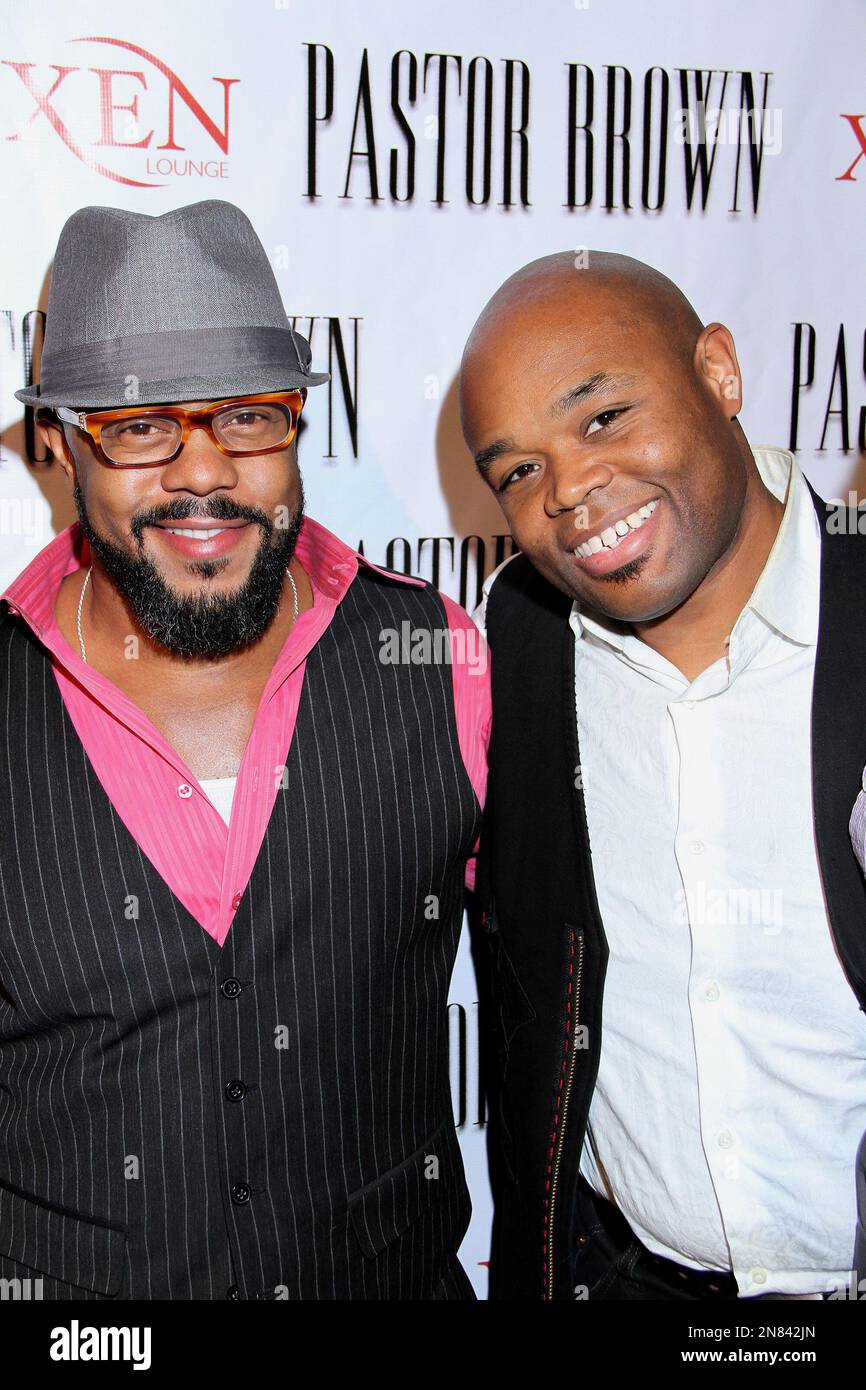Rockmond Dunbar and Marvin Winans Jr. at Rockmond Dunbar's Directorial ...