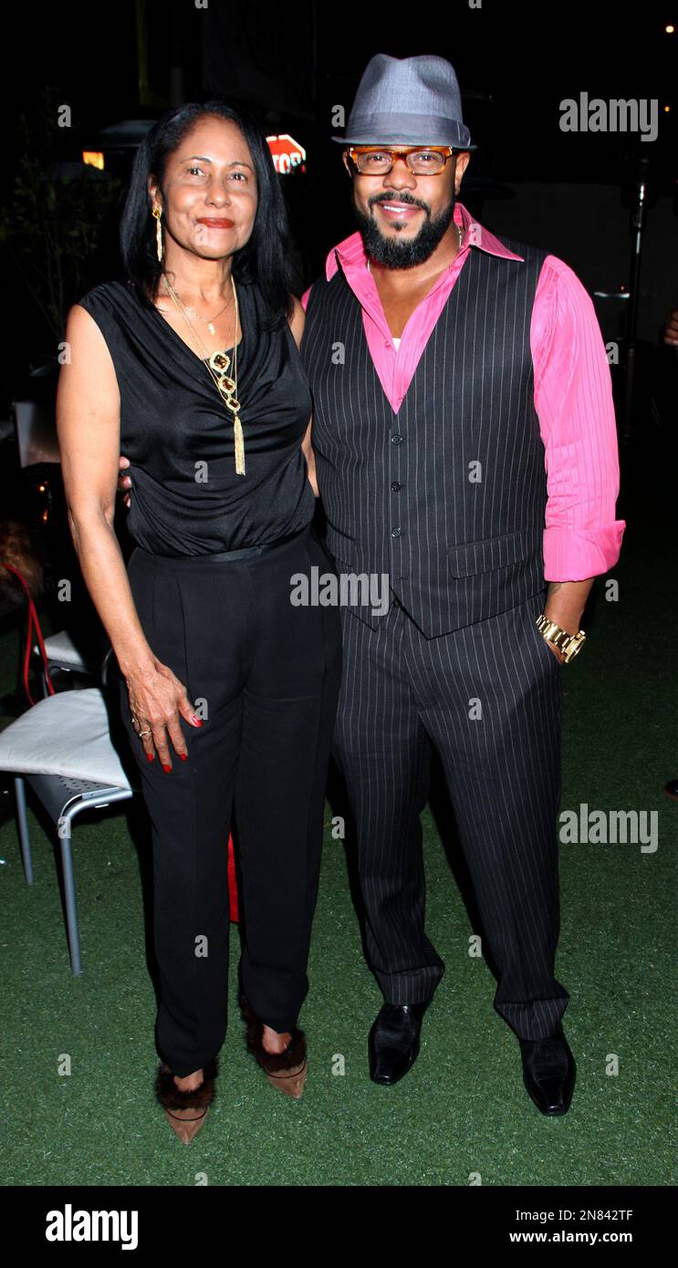 Rockmond Dunbar and his mother at Rockmond Dunbar's Directorial Debut ...