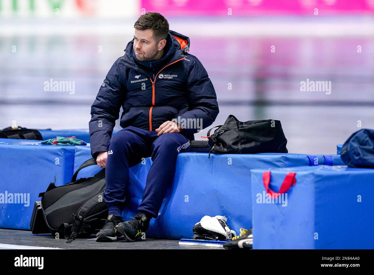 TOMASZOW MAZOWIECKI, POLAND - FEBRUARY 11: Coach Robin Derks of The ...