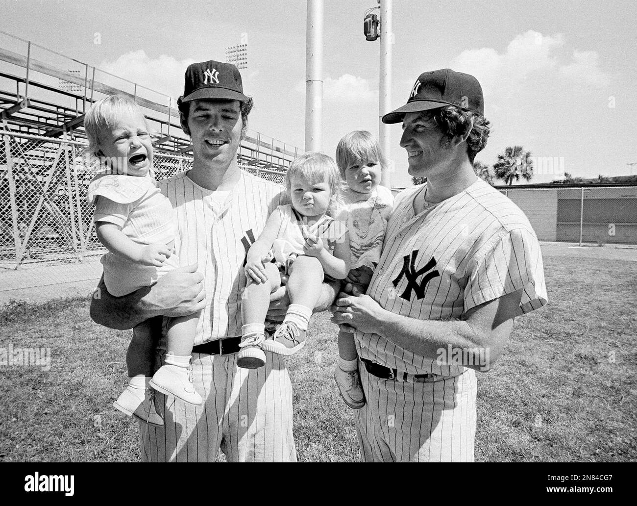 New York Yankees pitchers Mike Kekich, left, and Fritz Peterson have ...