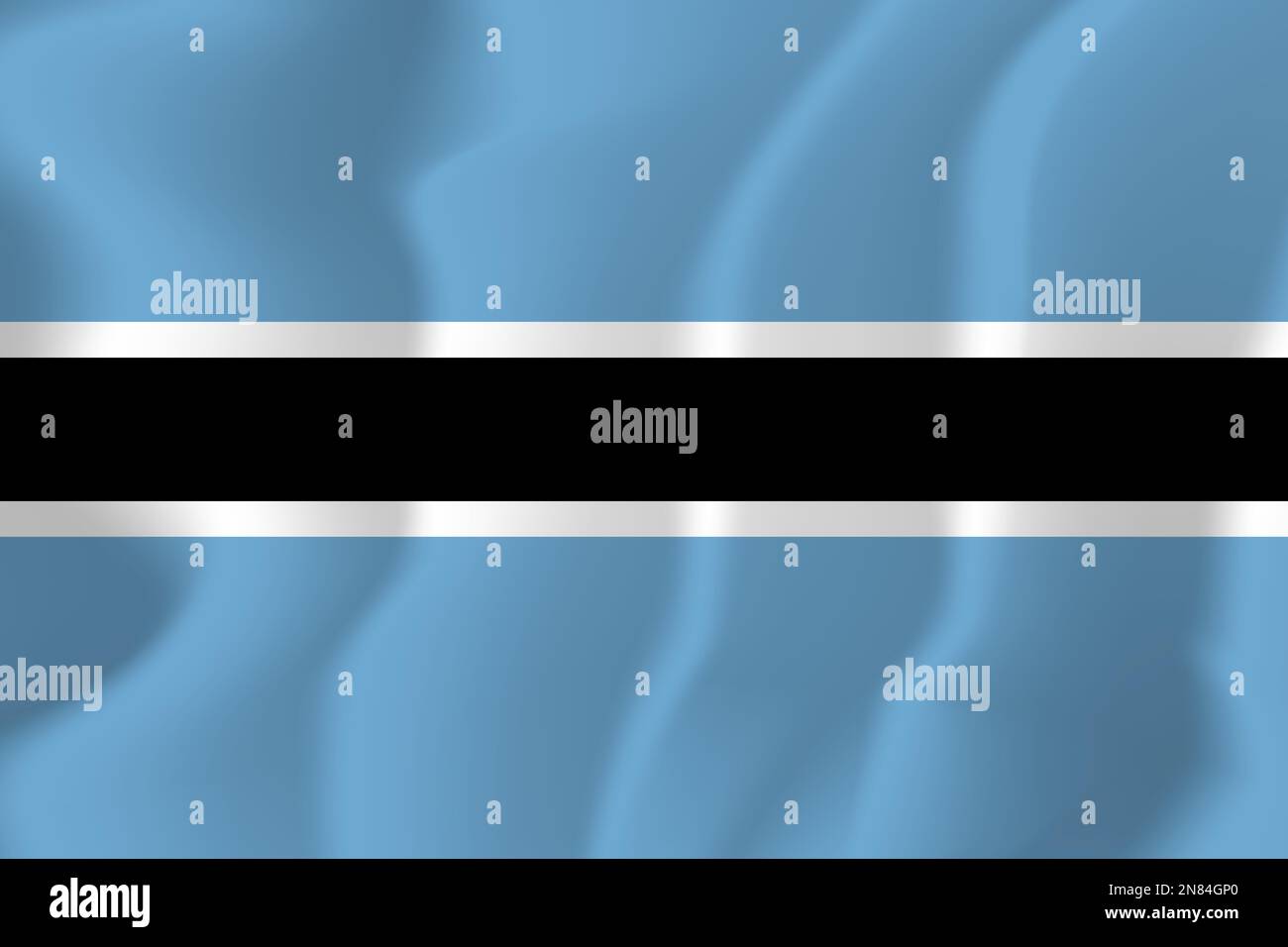 Botswana Waved Flag Illustration Vector Stock Vector Image & Art - Alamy