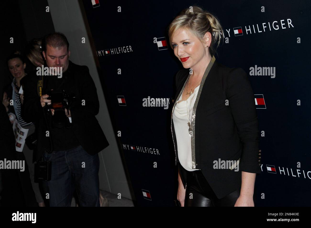 Jessica Capshaw arrives at Tommy Hilfiger's new west coast flagship ...