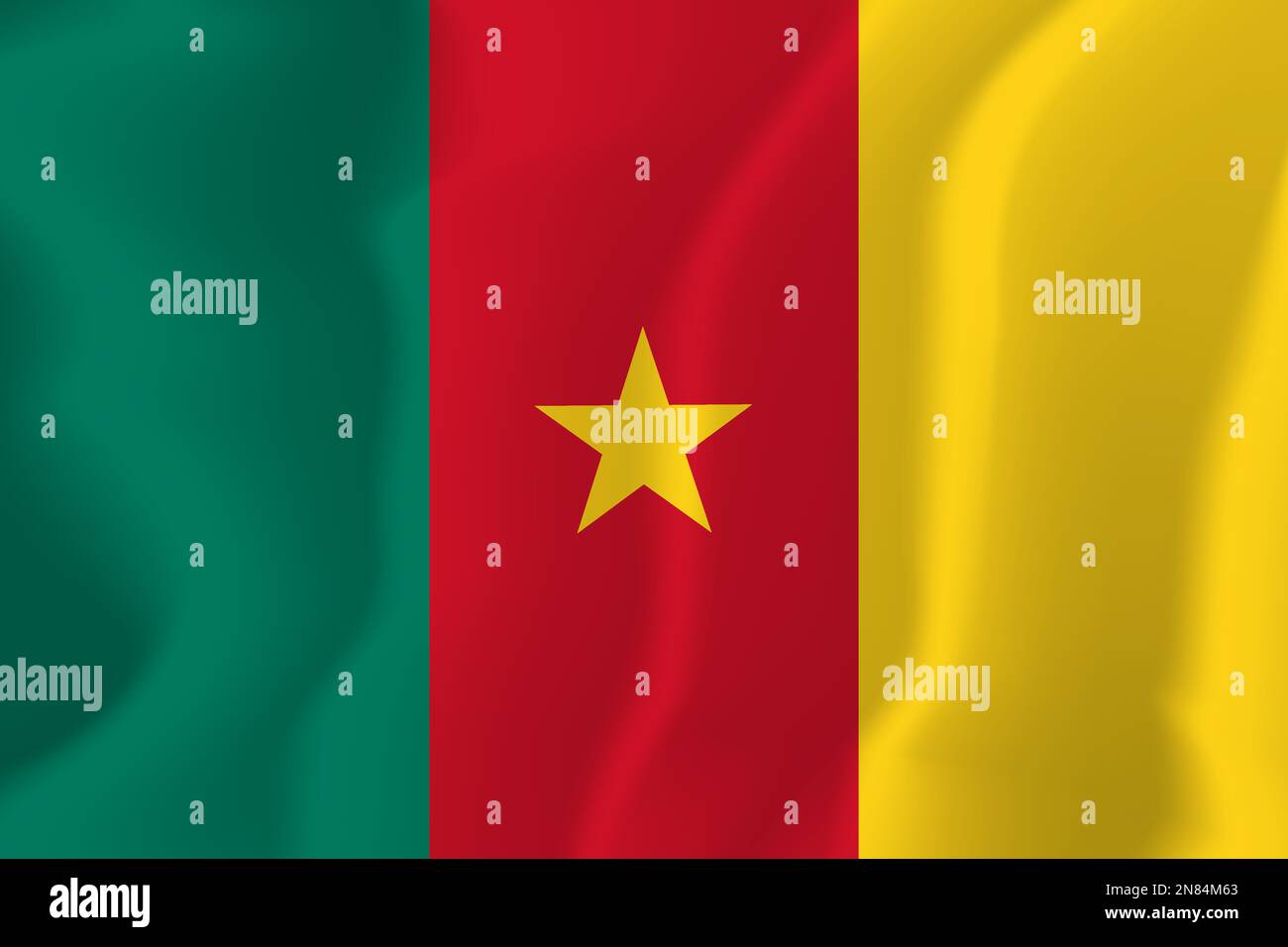 Cameroon flag Stock Vector Images - Alamy