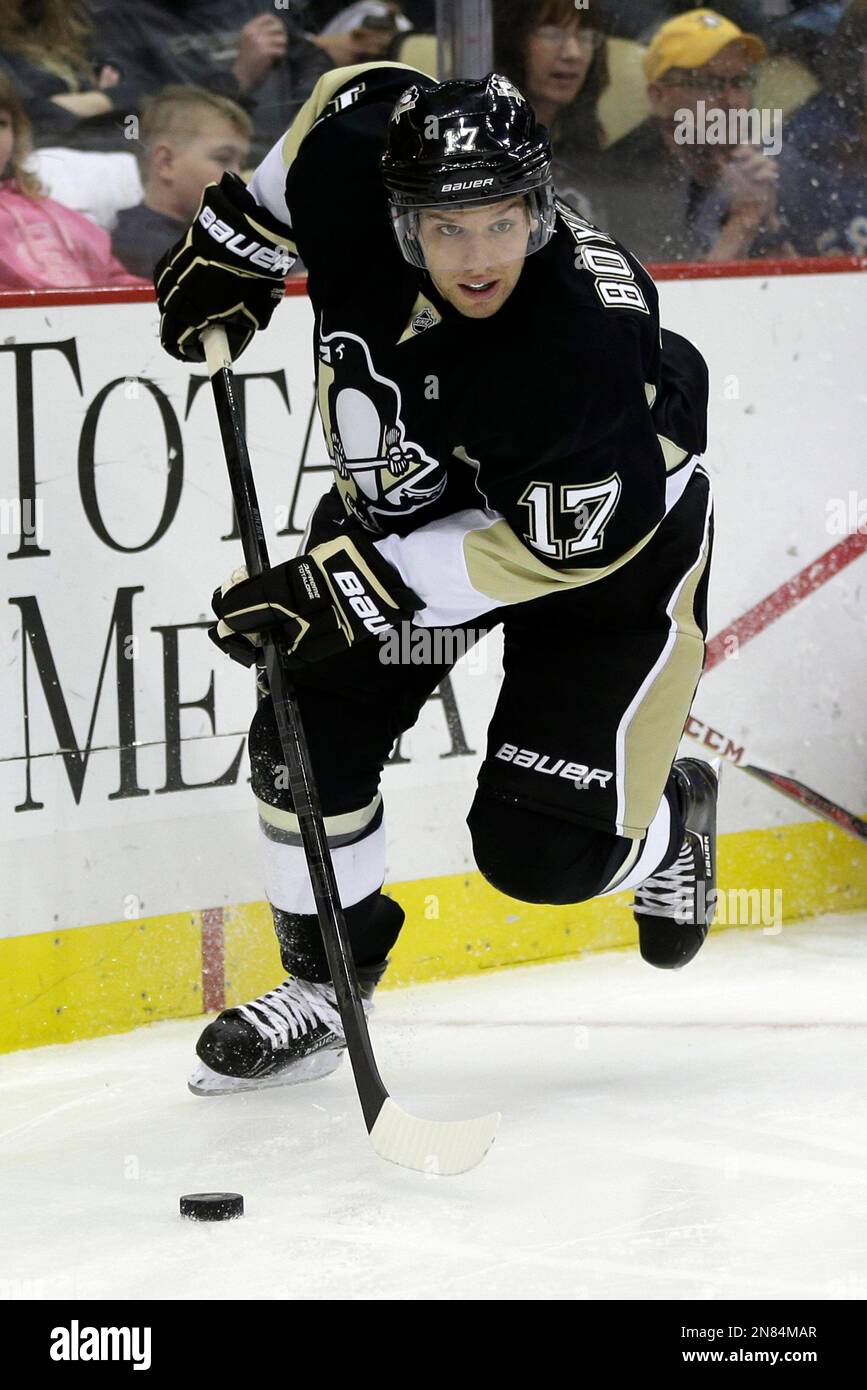 Pittsburgh Penguins center Zach Boychuk (17) skates in the second ...