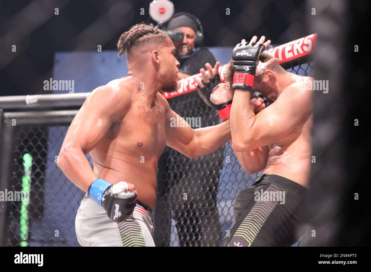 Orlando, USA. 10th Feb, 2023. ORLANDO, FL - February 10: (L-R) Isaiah ...