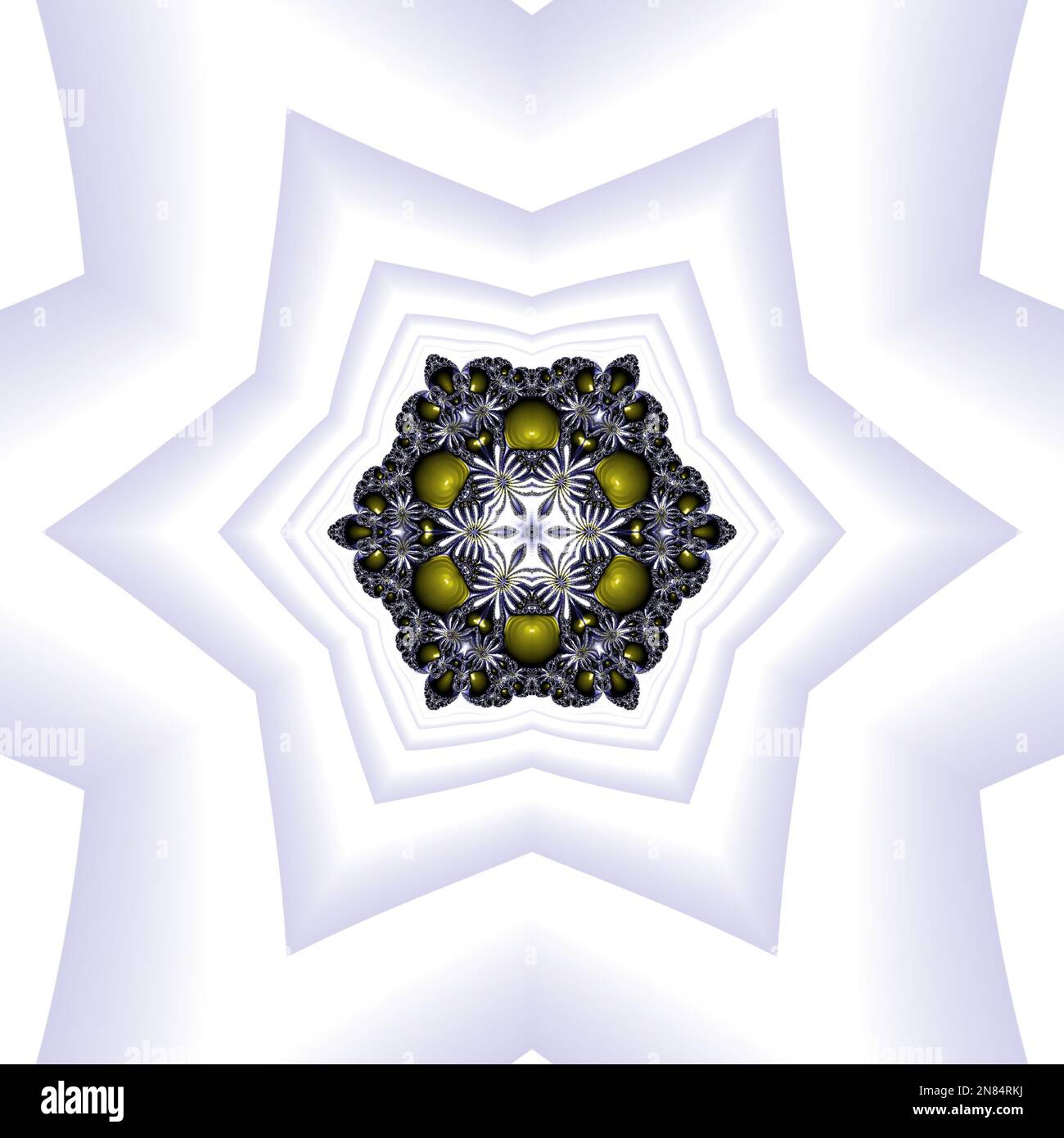 Abstract Computer Generated Fractal Design A Fractal Is A Never Ending