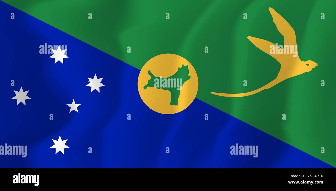 Christmas island national flag hi-res stock photography and images - Alamy