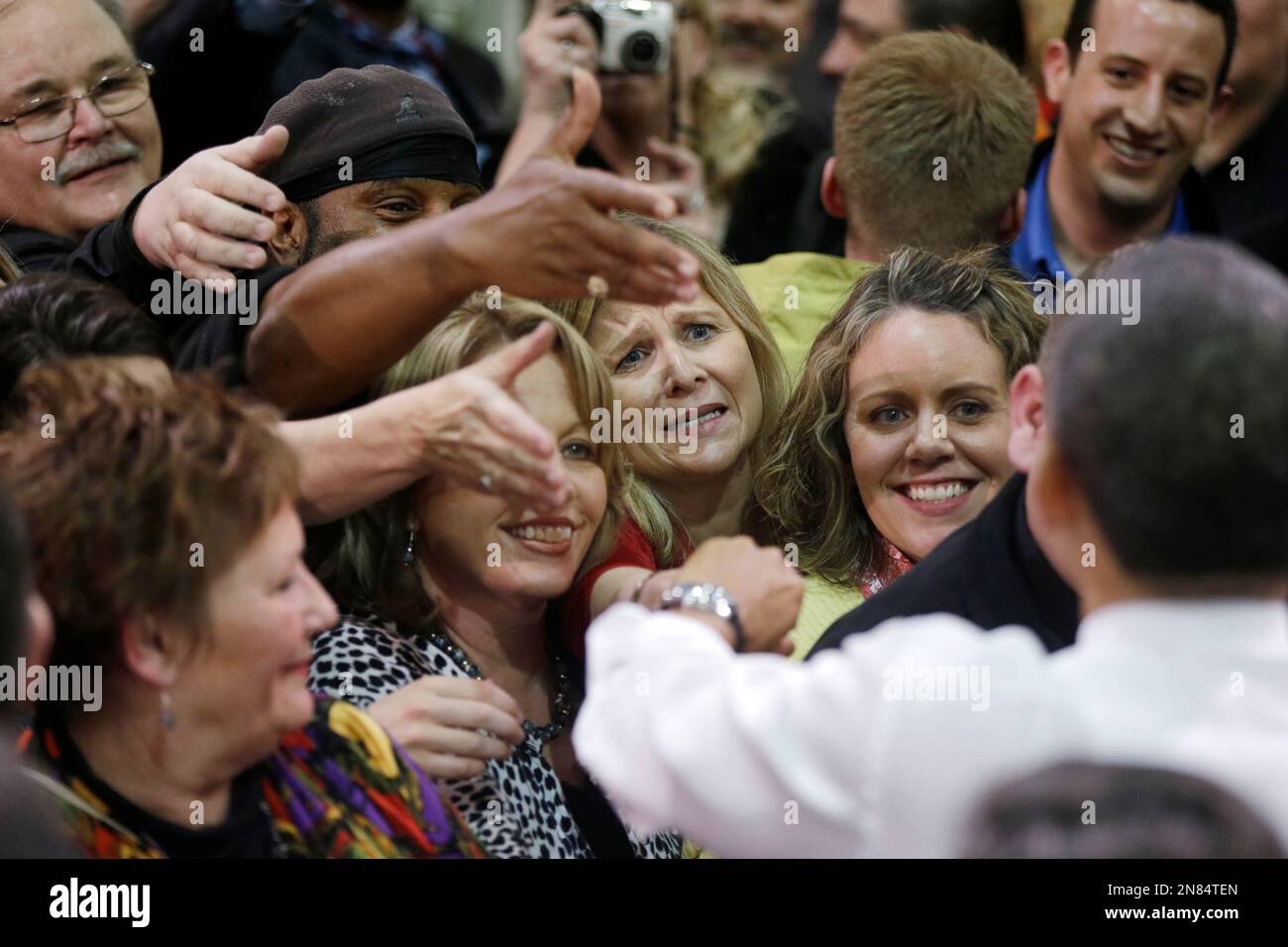 President Barack Obama visits Linamar Corporation in Arden, N.C ...