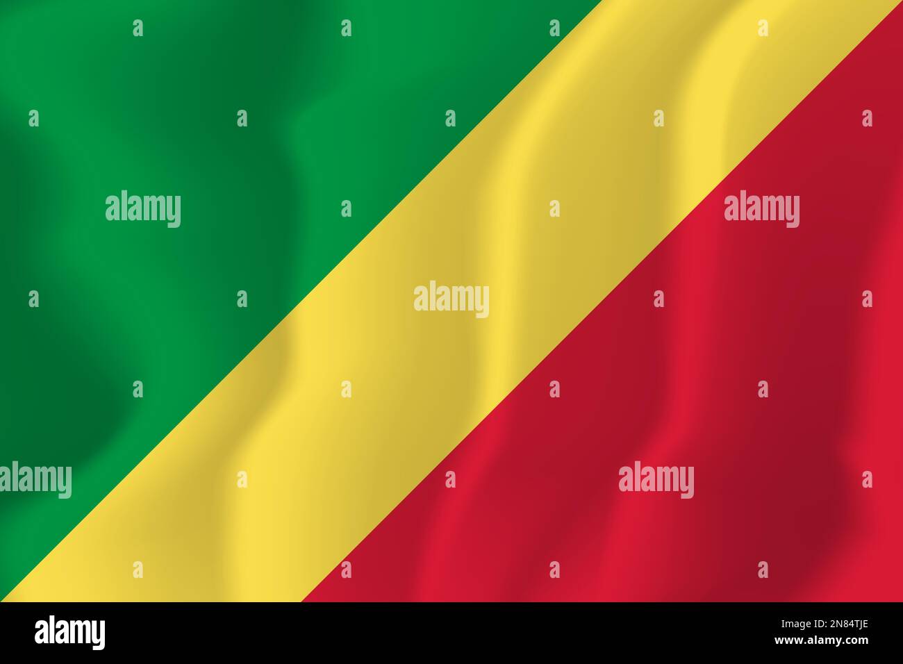 Congo flag illustration hi-res stock photography and images - Alamy