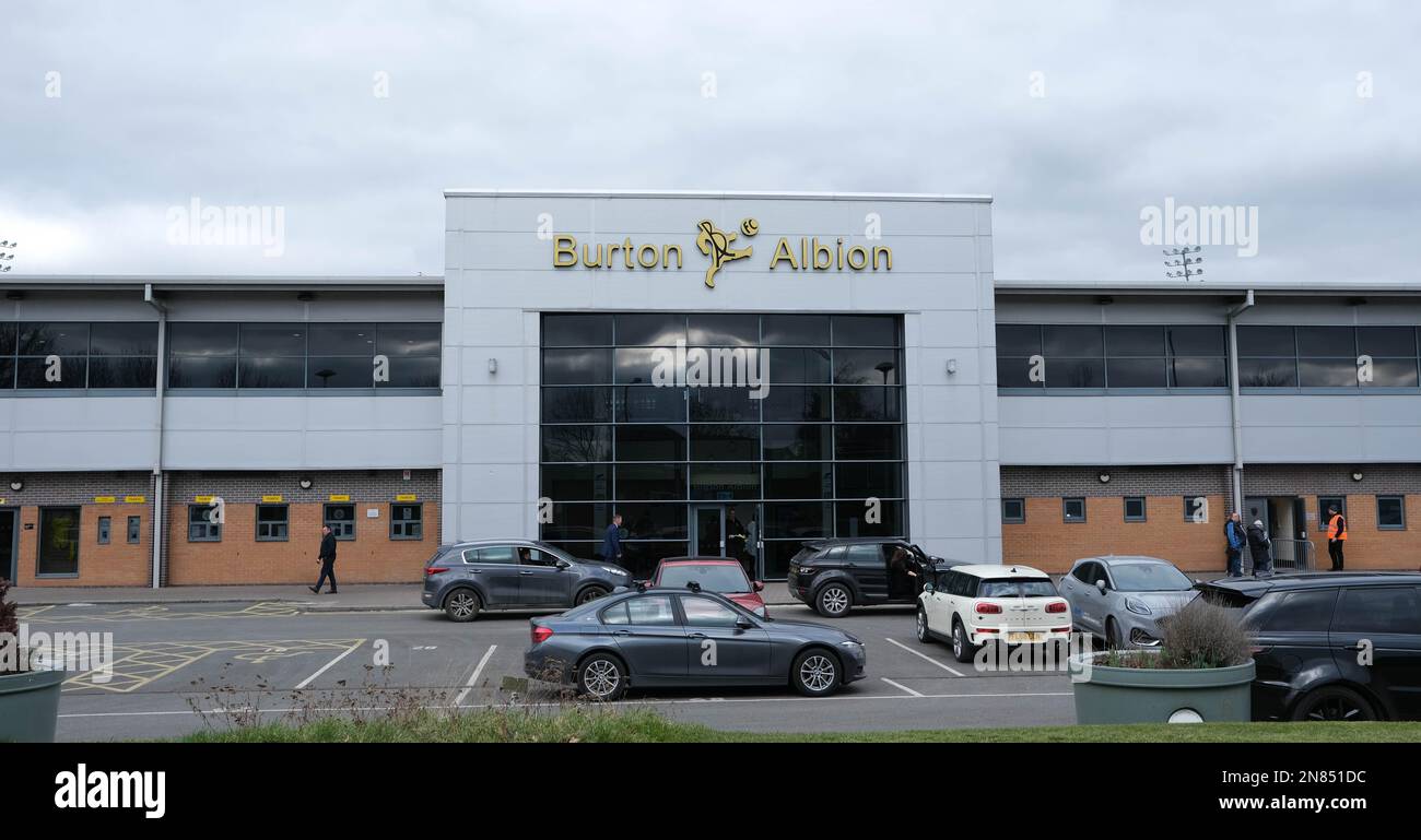 Pirelli Stadium, Burton, Staffordshire, UK. 11th Feb, 2023. League One ...