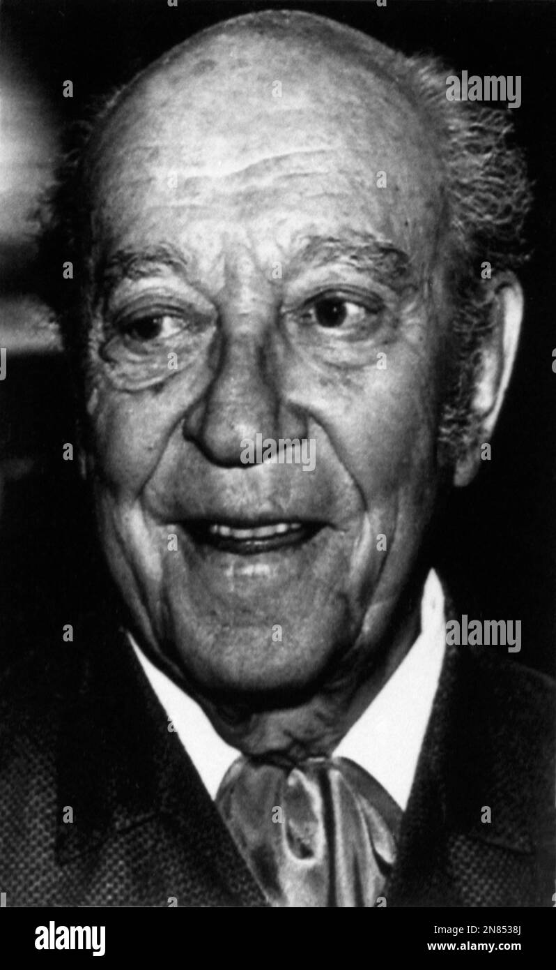 Portrait of French Baron Philippe de Rothschild, owner of the famous ...