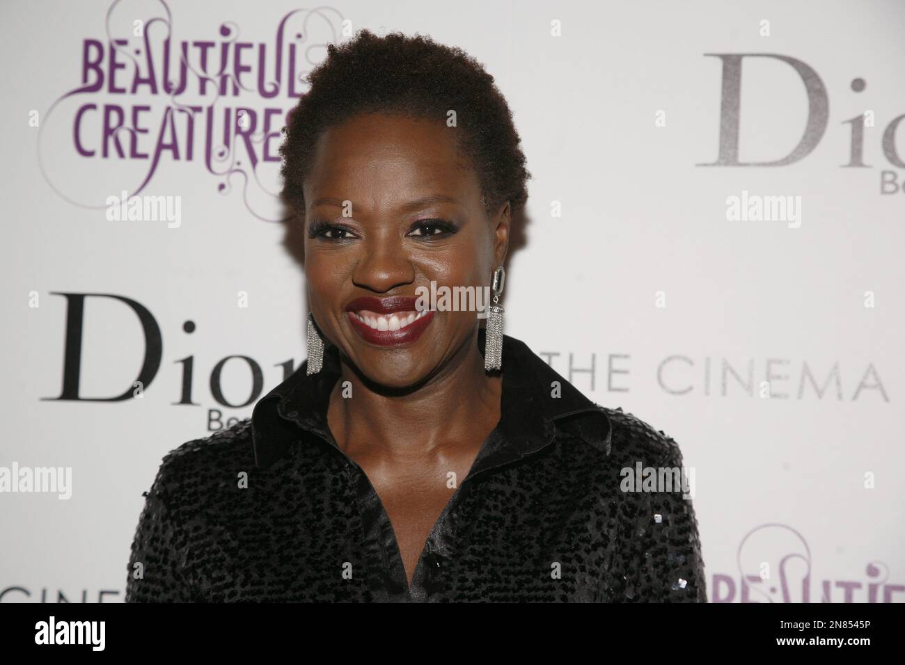 Actress Viola Davis attends the premiere of "Beautiful Creatures ...