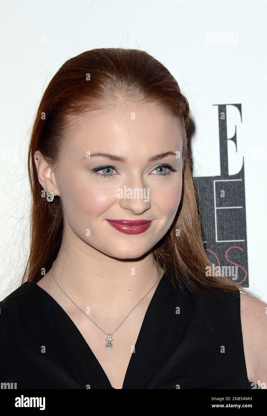 Sophie Turner seen at the ELLE Style Awards at the Savoy Hotel on ...