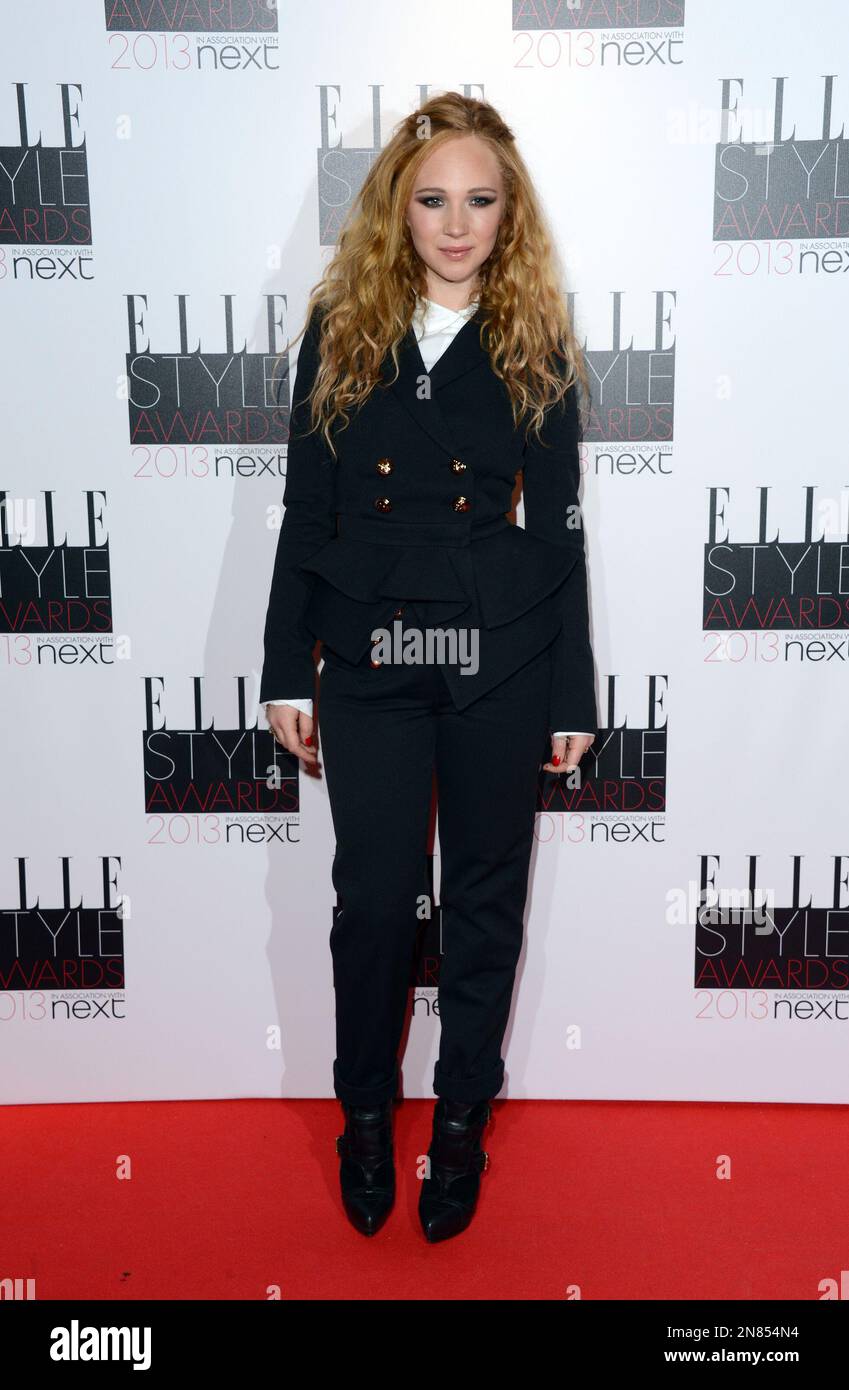 Juno Temple seen at the ELLE Style Awards at the Savoy Hotel on Monday ...