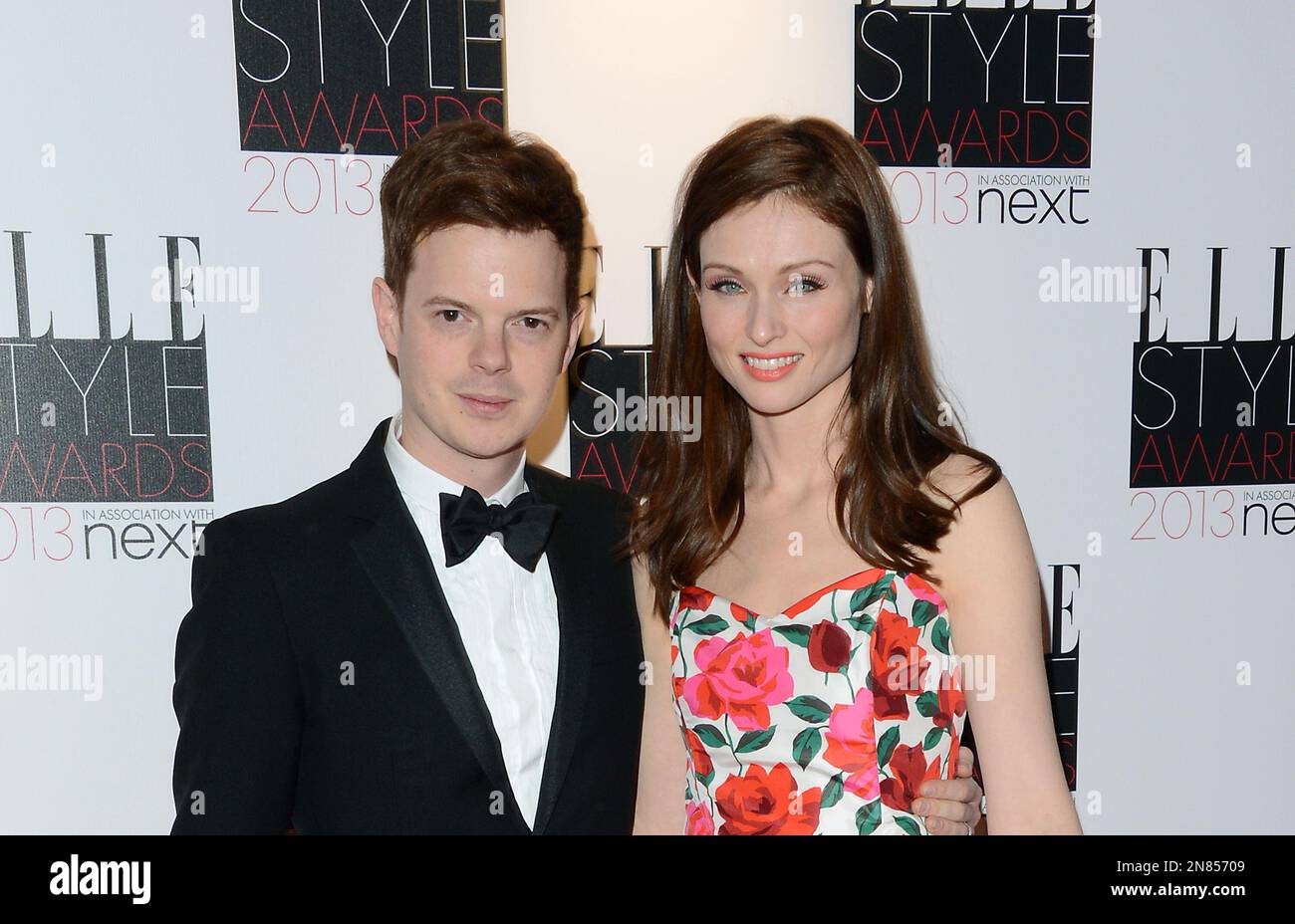 Richard Jones, left, and Sophie Ellis Bextor seen at the ELLE Style ...