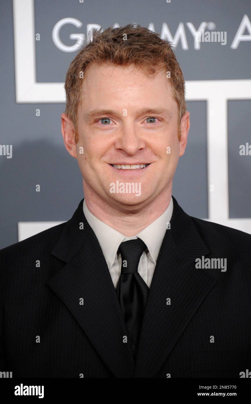 Engineer John Hanes arrives at the 55th annual Grammy Awards on Sunday ...