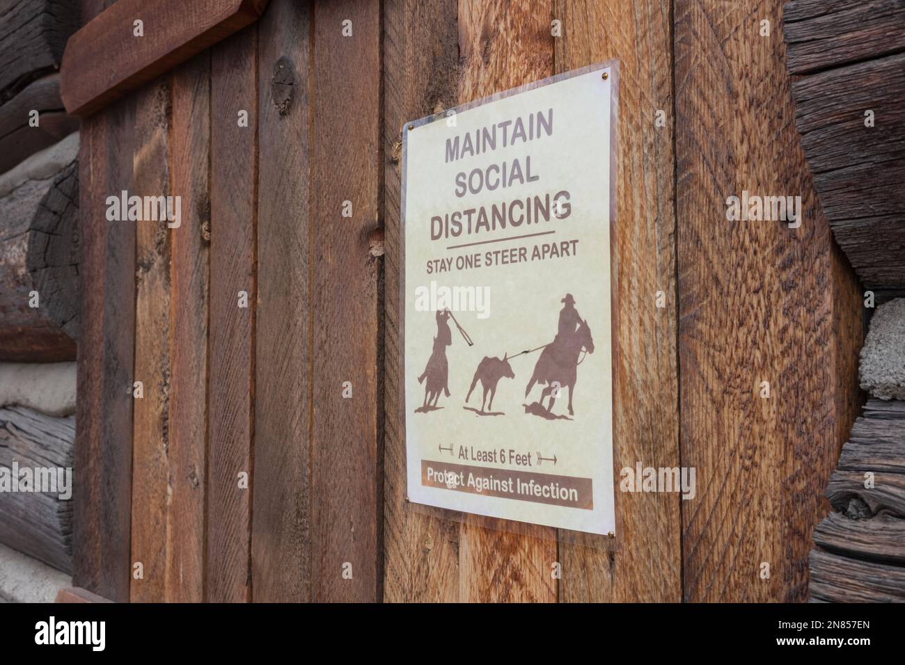 Cody, WY, USA - Jun 25, 2022: Old Trail Town is a tourist attraction ...