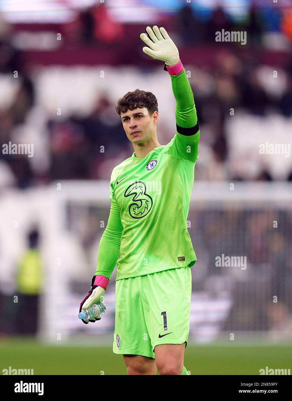 Chelsea goalkeeper Kepa Arrizabalaga after the Premier League match at ...