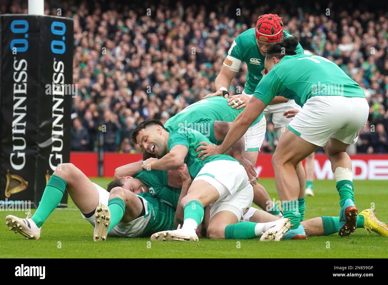 France six nations try celebration 2023 hi-res stock photography and ...