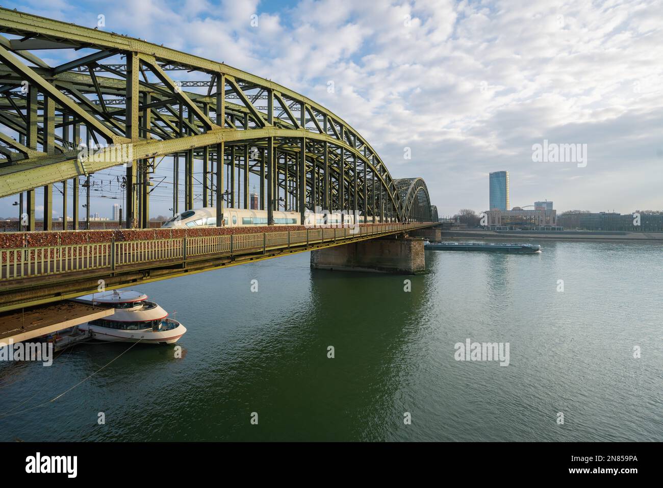 Hohenzollern Bridge - Cologne, Germany Stock Photo - Alamy