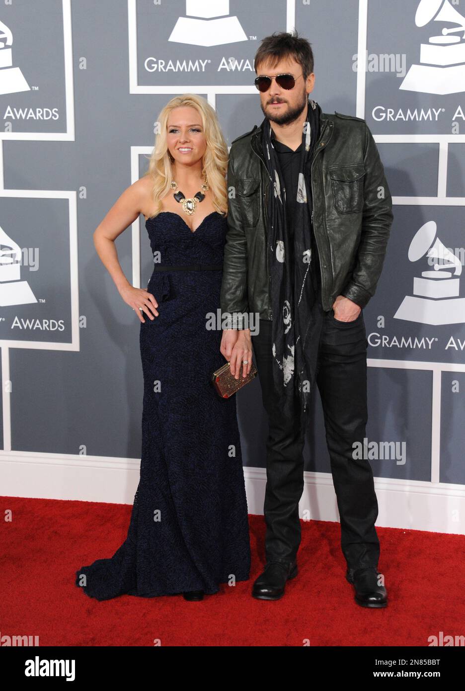 Katherine Blasingame, left, and Eric Church arrive at the 55th annual ...