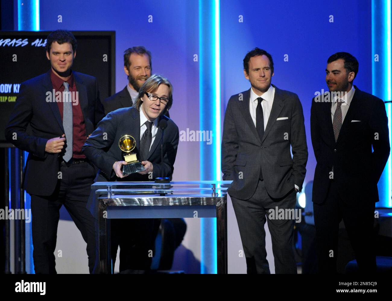 Woody Platt, from left, Graham Sharp, Nicky Sanders, Charles R ...