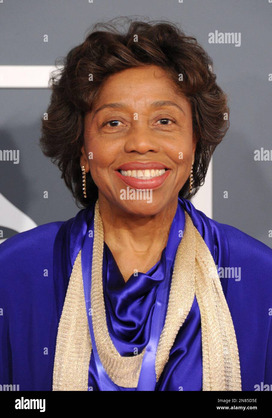 Tania Leon arrives at the 55th annual Grammy Awards on Sunday, Feb. 10 ...