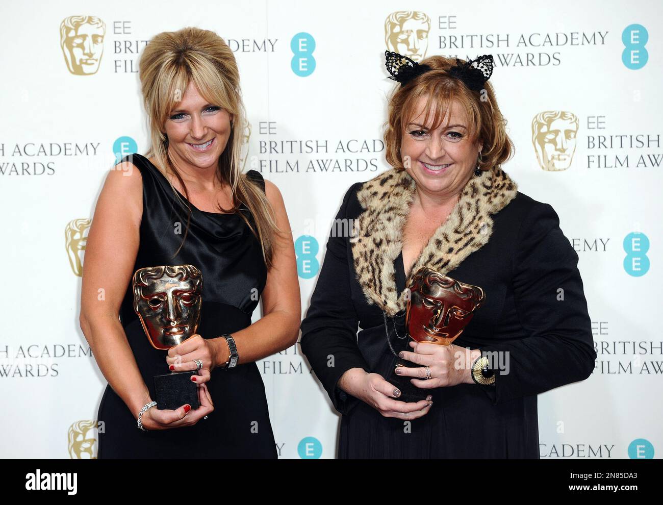 Anna Lynch-Robinson, left, and Eve Stewart pose with the Production ...