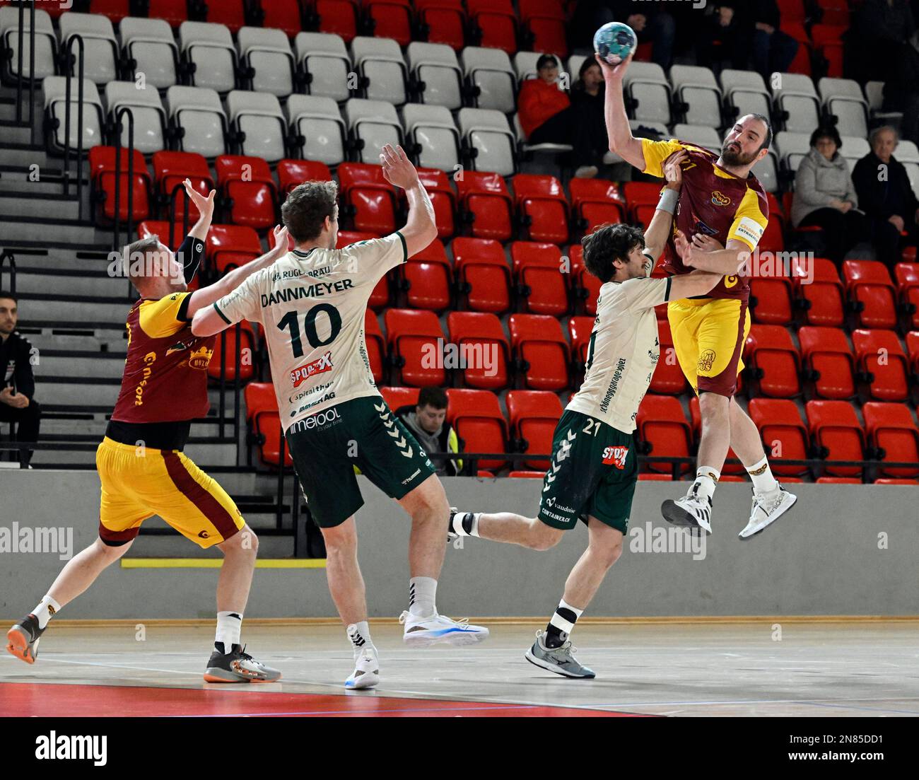 Prague, Czech Republic. 11th Feb, 2023. L-R: Jiri Dokoupil of Dukla ...