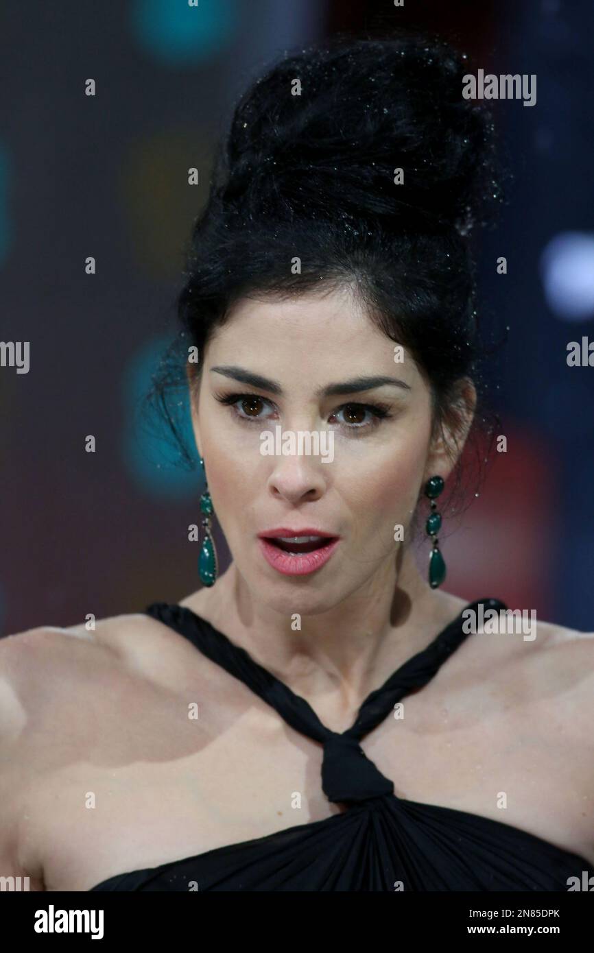 Sarah Silverman seen arriving for the BAFTA Film Awards at the Royal ...