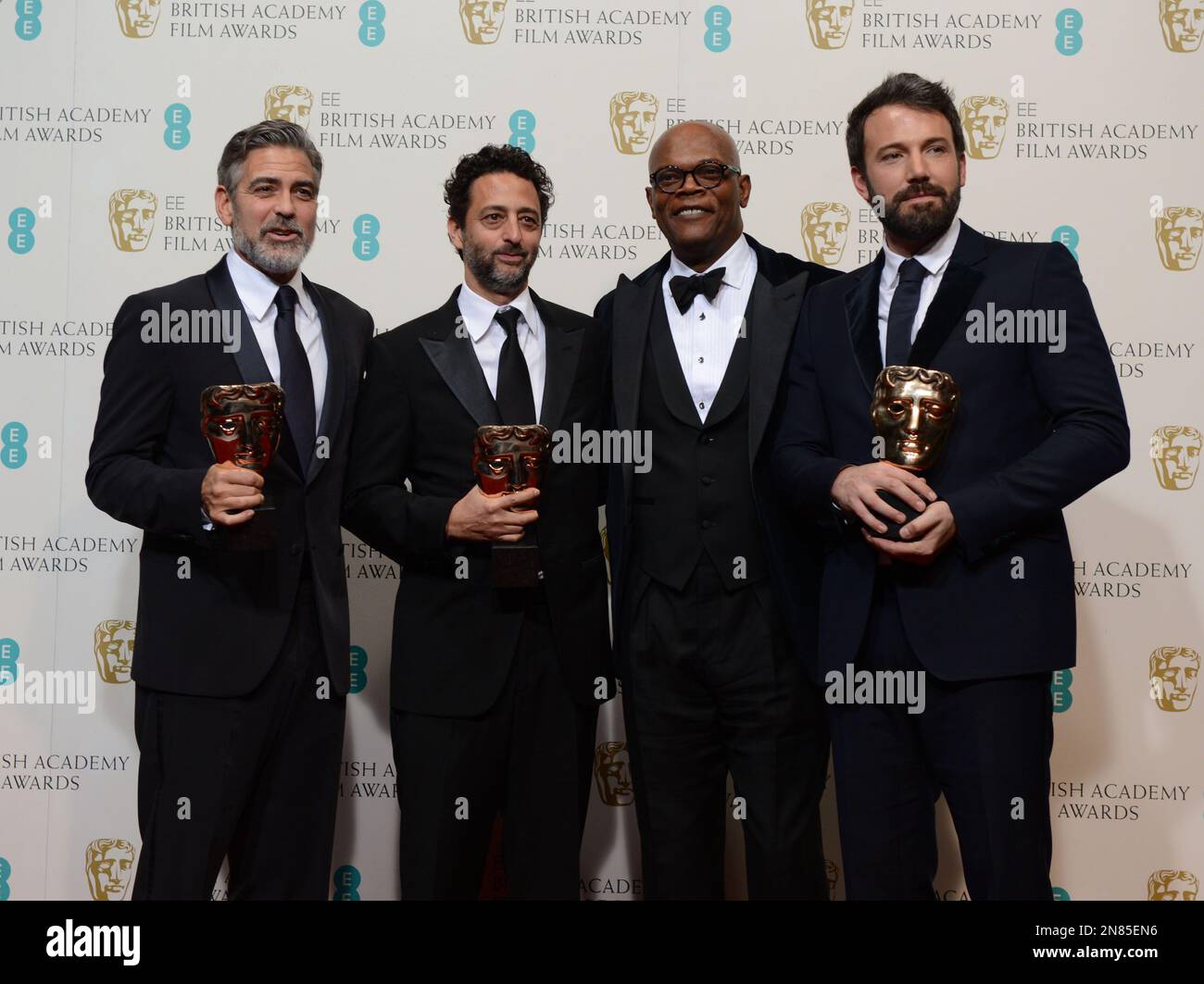 George Clooney, Grant Heslov, Samuel L Jackson and Ben Affleck, winners ...