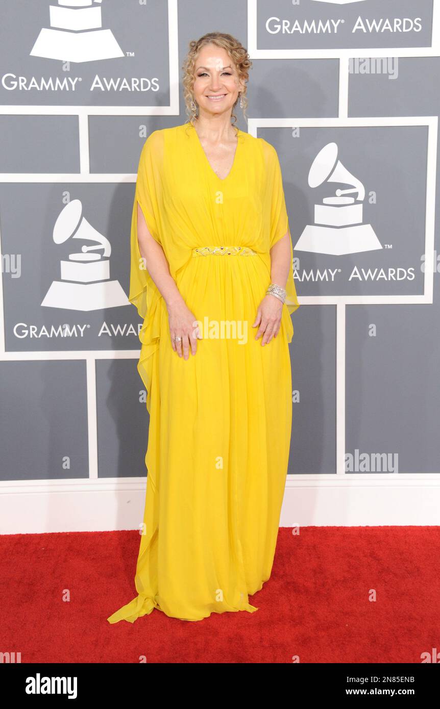 Blues artist Joan Osborne arrives at the 55th annual Grammy Awards on ...