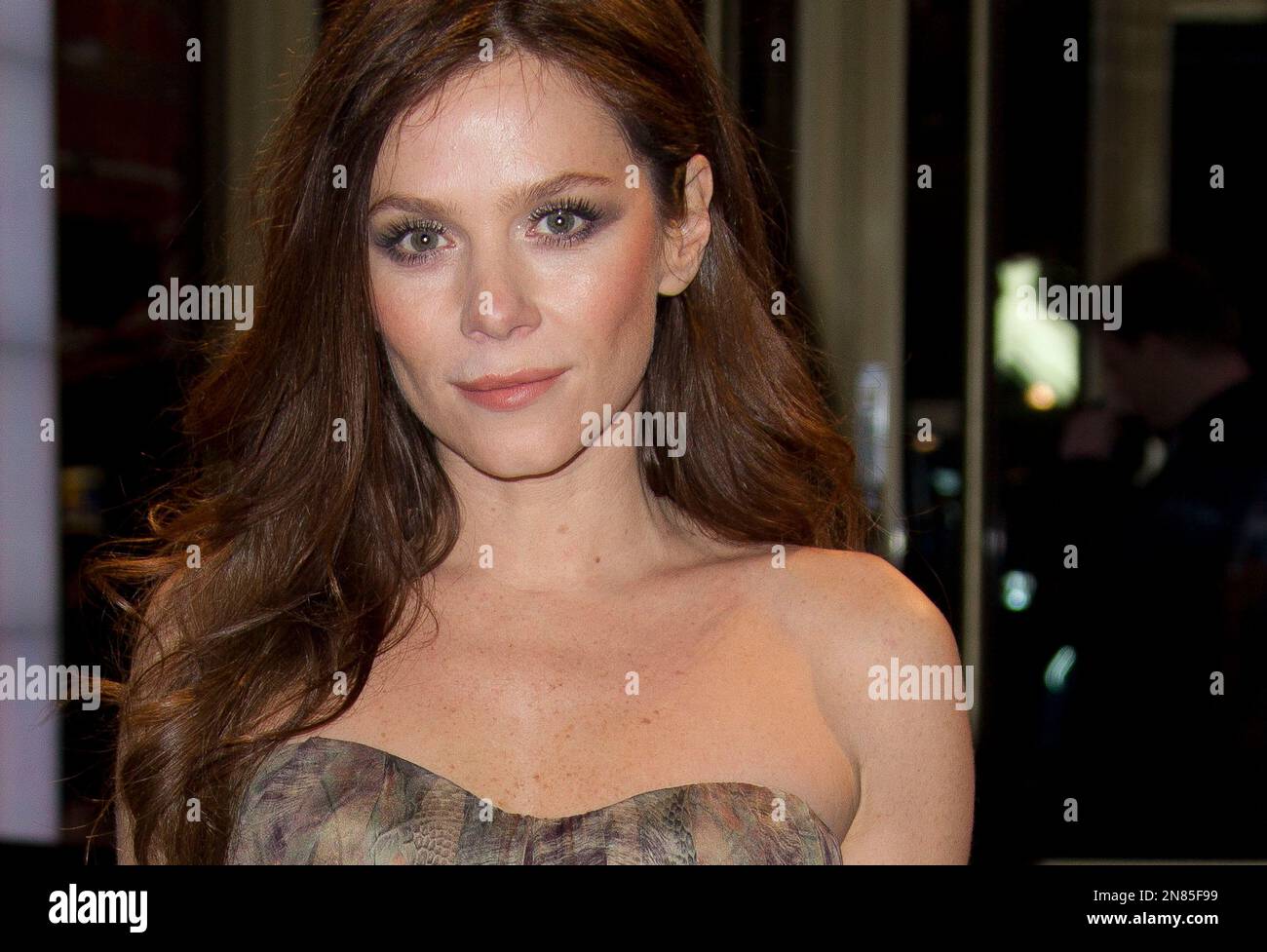 Actress Anna Friel arrives for the screening of the film The Look Of ...