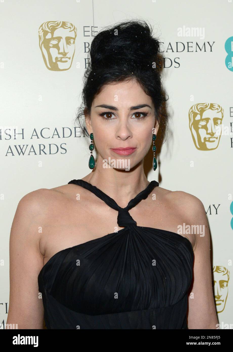 Sarah Silverman seen arriving for the BAFTA Film Awards at the Royal ...