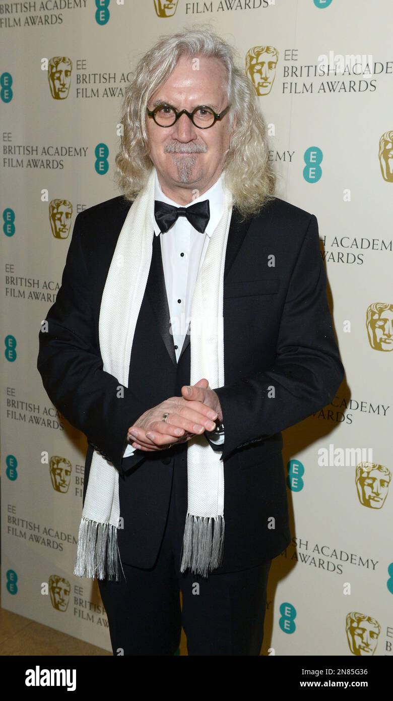 Billy Connolly seen arriving for the BAFTA Film Awards at the Royal ...