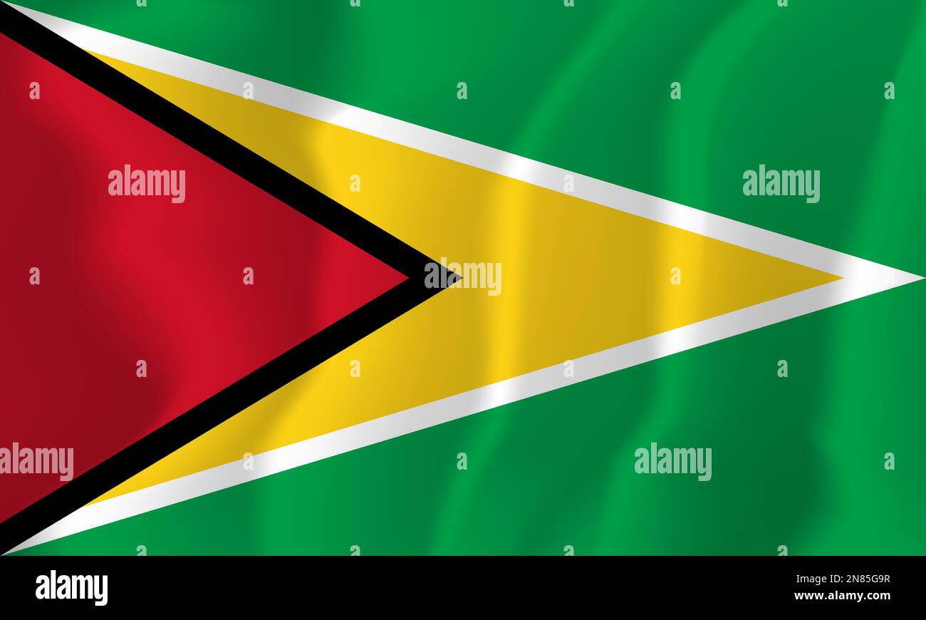 Guyana colors map Stock Vector Images - Alamy