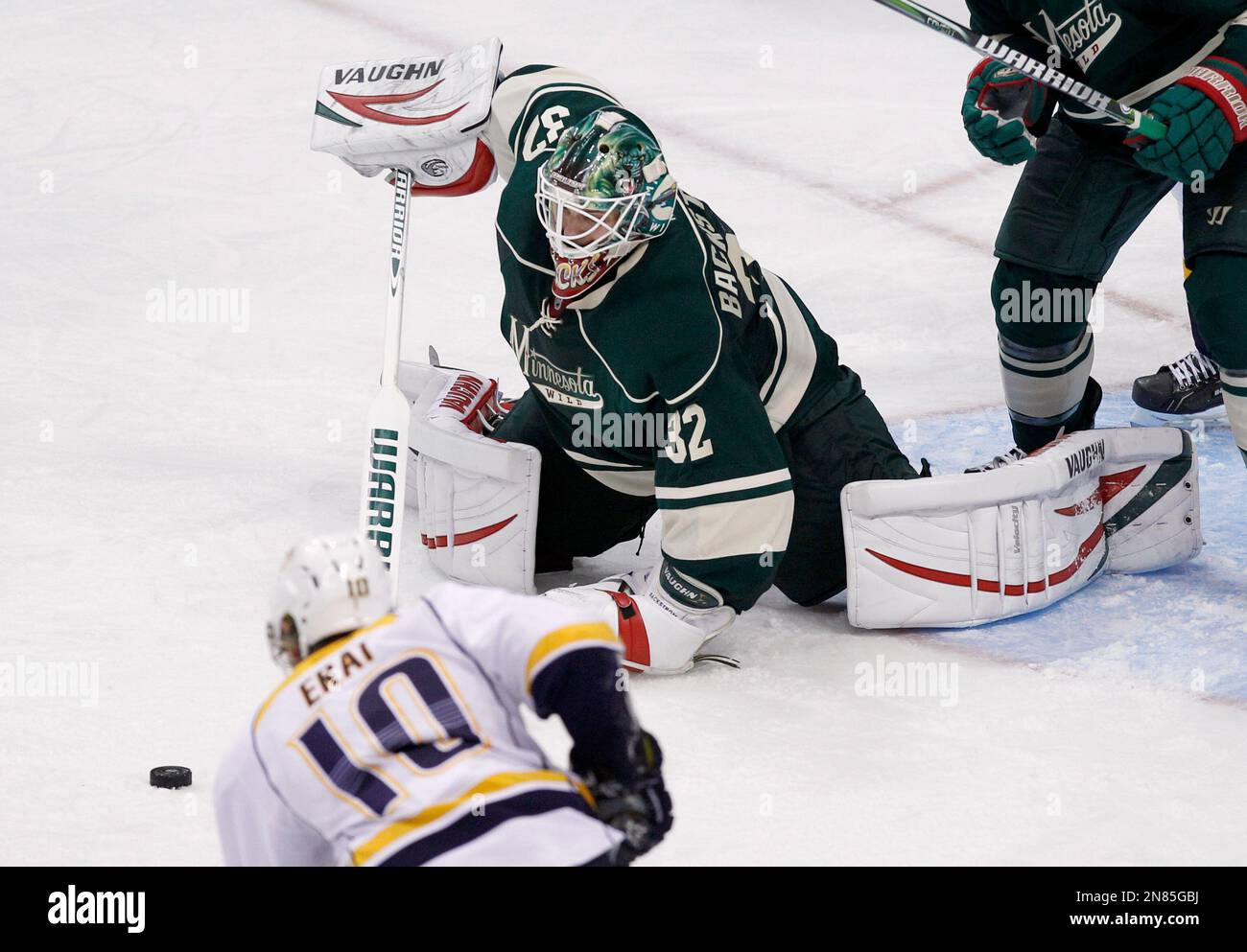 Minnesota Wild goalie Niklas Backstrom (32), of Finland, shown during ...